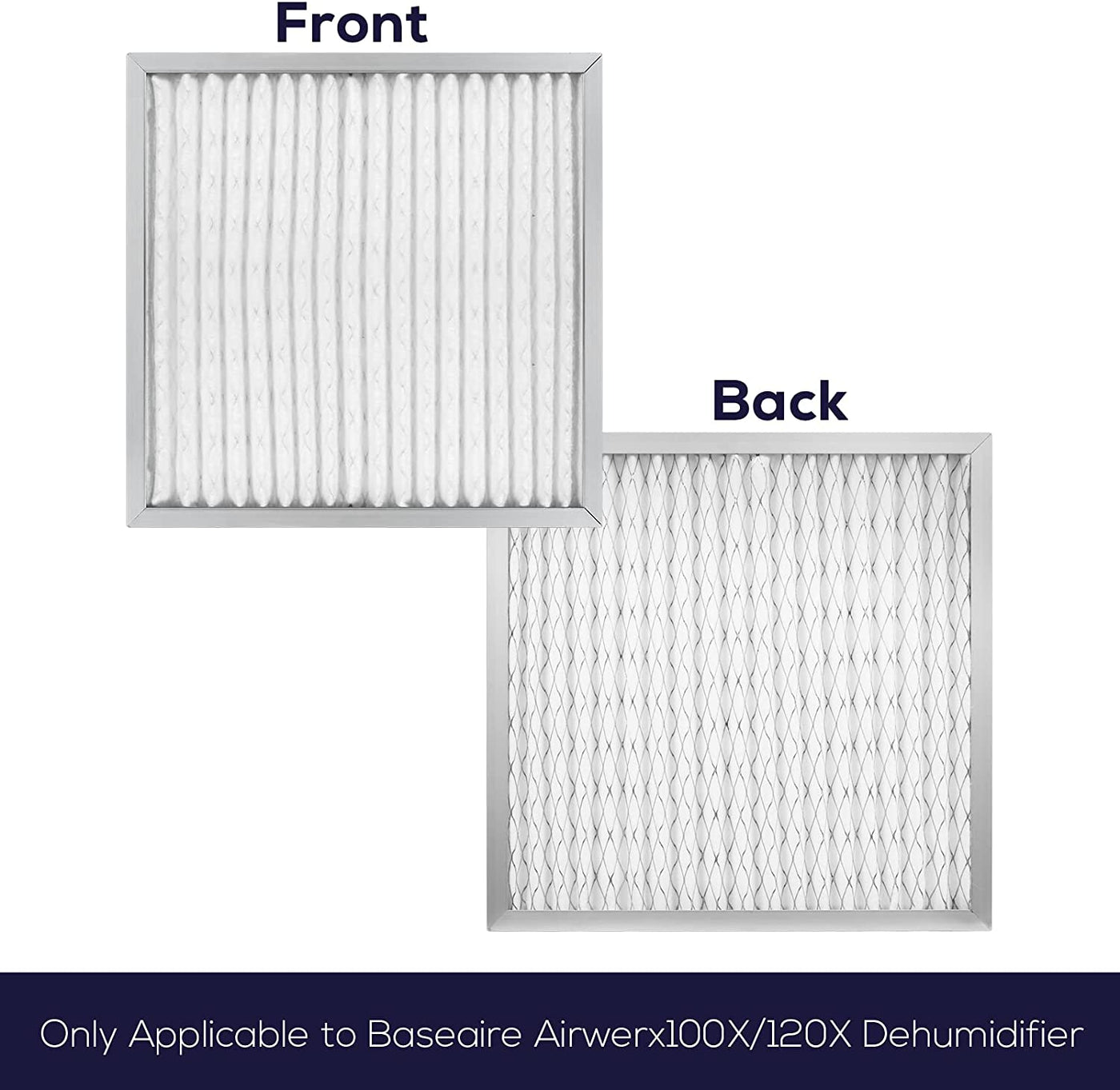 BaseAire 3 Pack MERV-10 Filter AirWerx 100X, AirWerx 120X