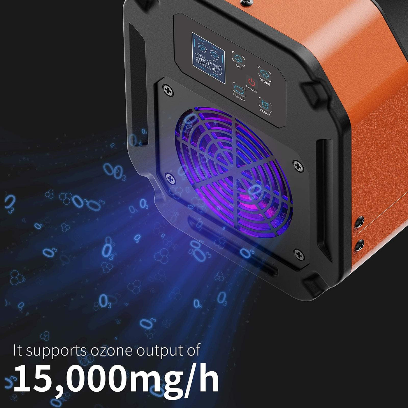 BaseAire 15,000 mg/h Ozone Generator, O-UVC3 Pro Commercial ozone ...